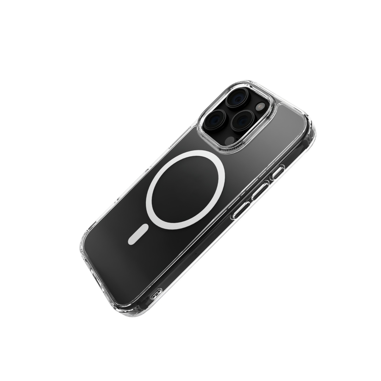 Husa iPhone 16 Pro, MagSafe Compatible, Soft Pro, Transparent - Vetter ...