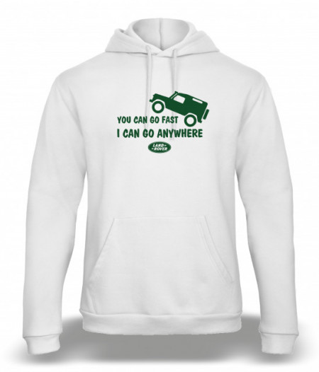 You can go fast, I can go anywhere....