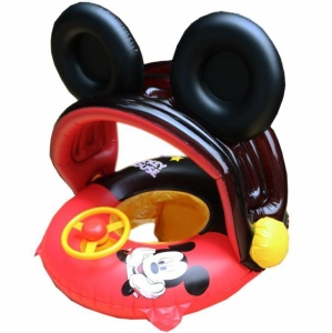 Colac cu chilotel volan si parasolar detasabil, Mickey