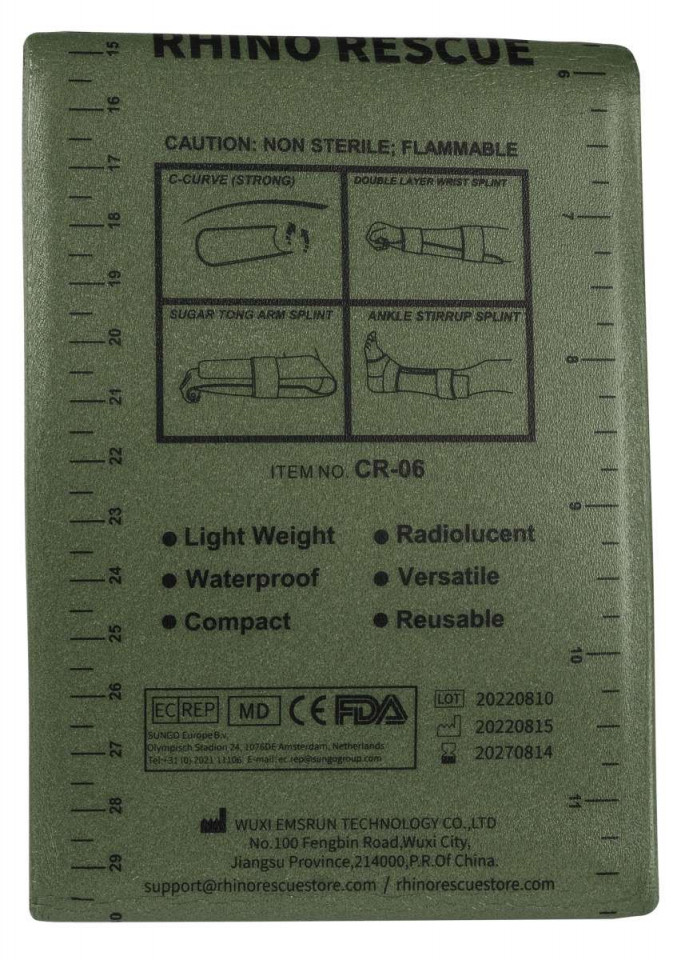 Atela flexibila universala RHINO RESCUE SPLINT 18``