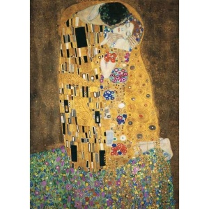 Ravensburger - Puzzle Gustav Klimt sarutul 1000 piese design nou - Set ...