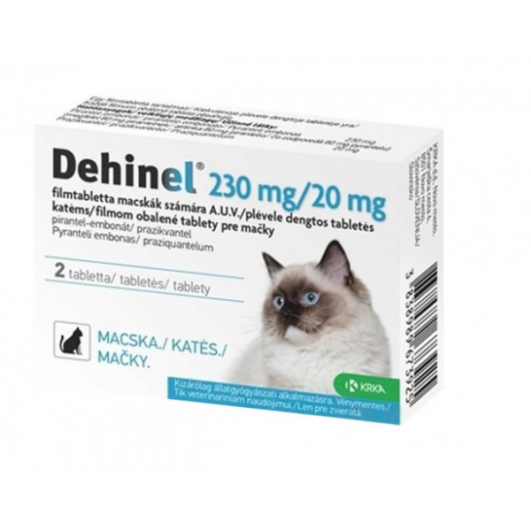 Dehinel Cat 230 mg / 20mg, 1 comprimat
