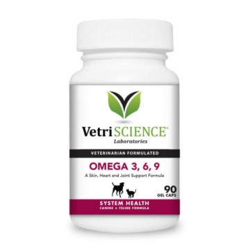 VETRI SCIENCE Omega 3, 6, 9, suplimente câini și pisici, 30 capsule cu gel