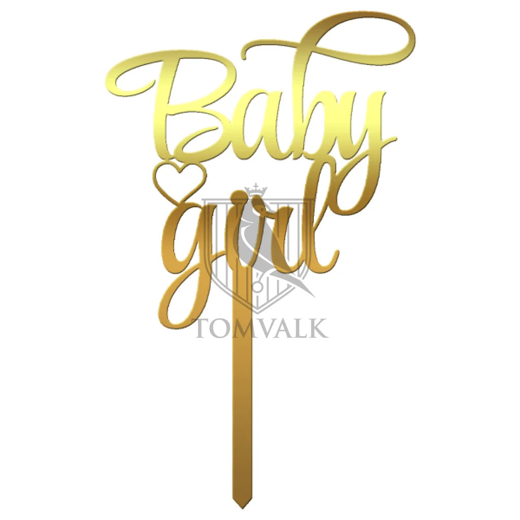 Topper tort "Baby Girl" II – Cumpără online de pe