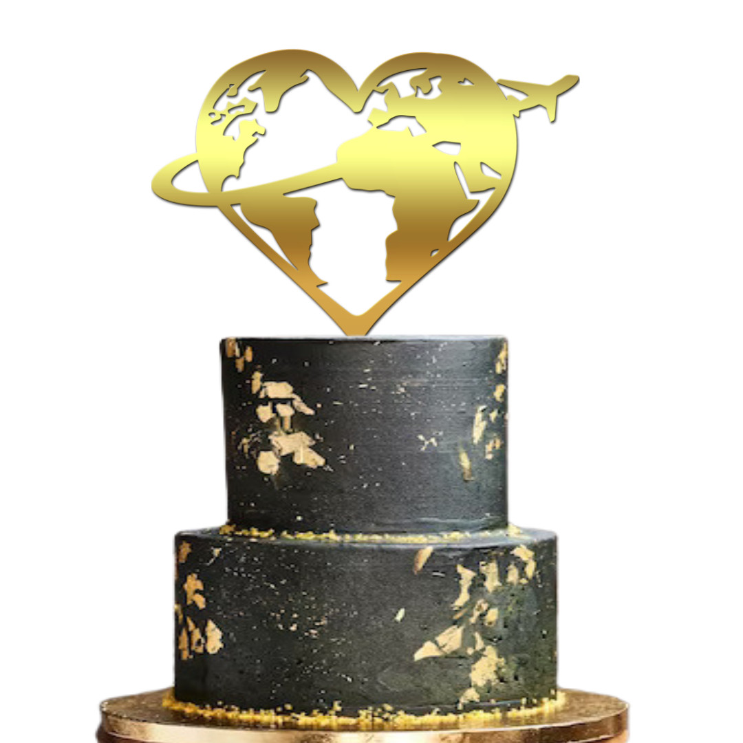 Topper tort "World" – Cumpără online de pe