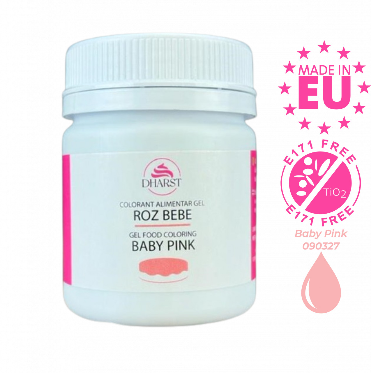 Colorant gel - ROZ DESCHIS - 80g - Dharst