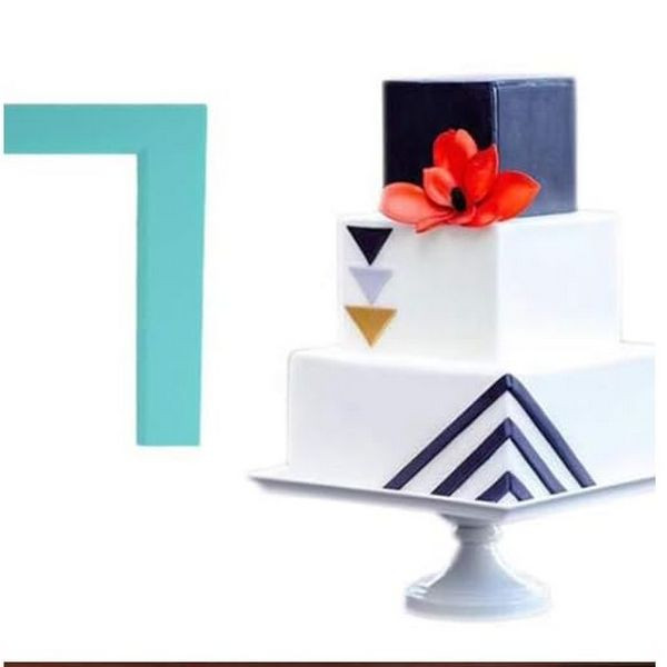 Spatula nivelare si finisare tort - Scraper model 11