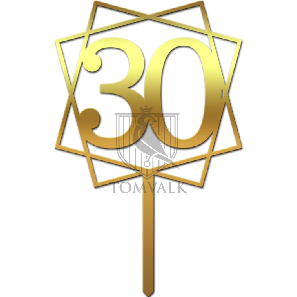 Topper pentru tort cifra Hx