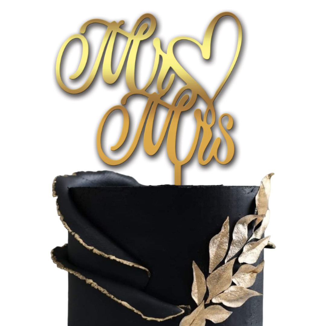 Topper tort nunta "Mr&Mrs" ZLp