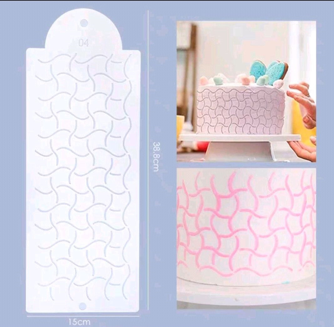 Sablon decorare tort Model T090069