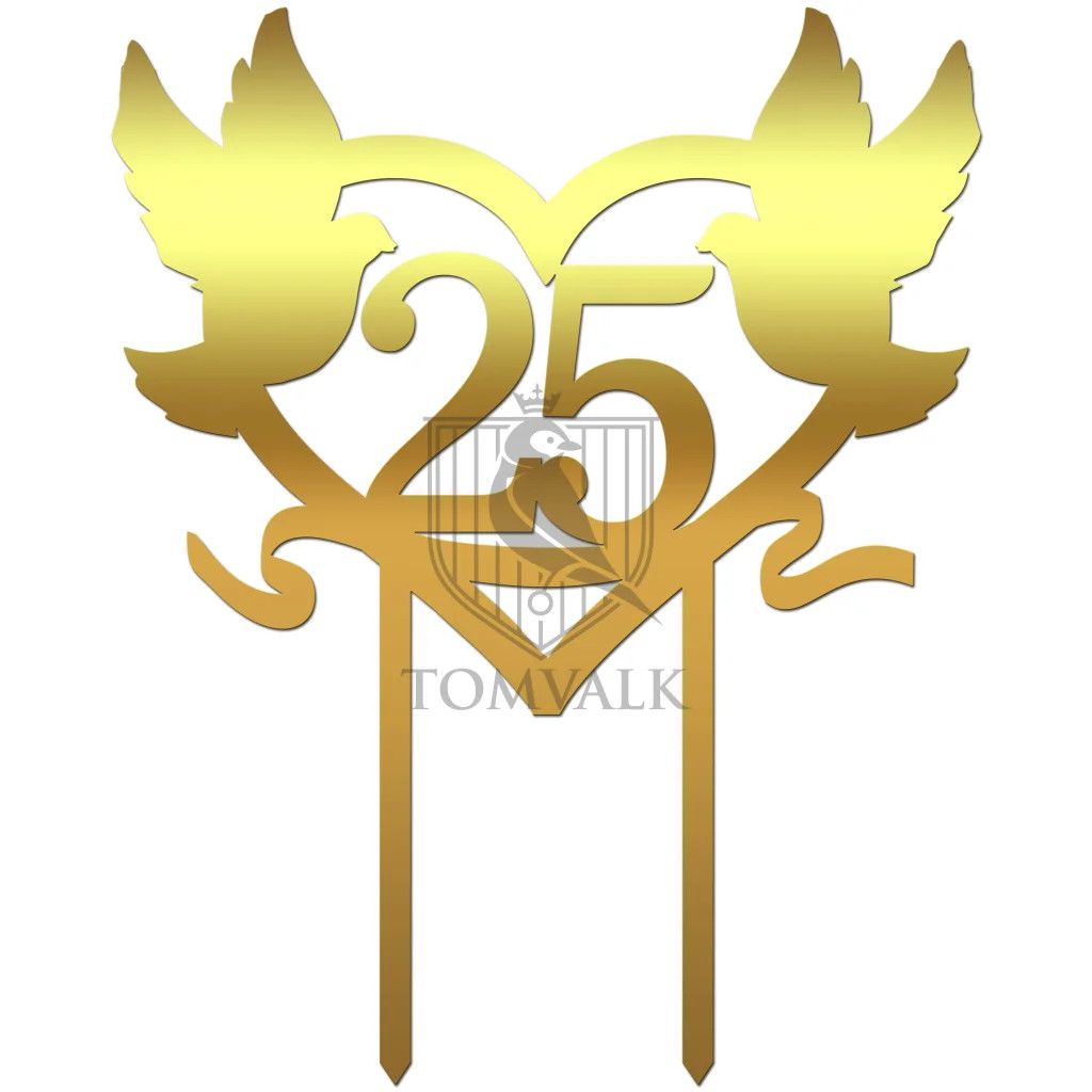 Topper pentru tort cifra Dv1