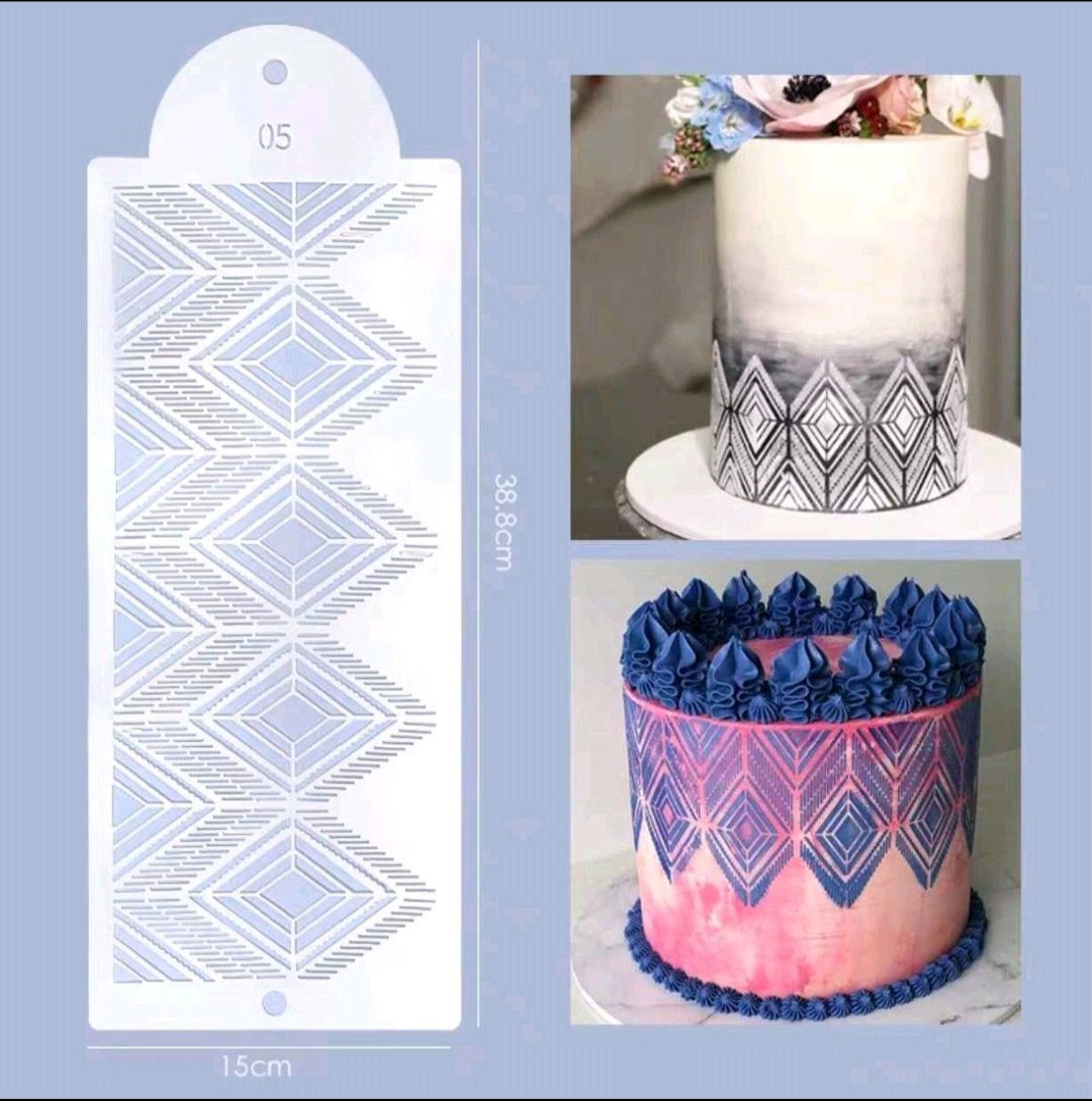 Sablon decorare tort Model T090068