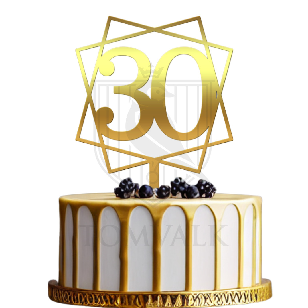 Topper pentru tort cifra Hx