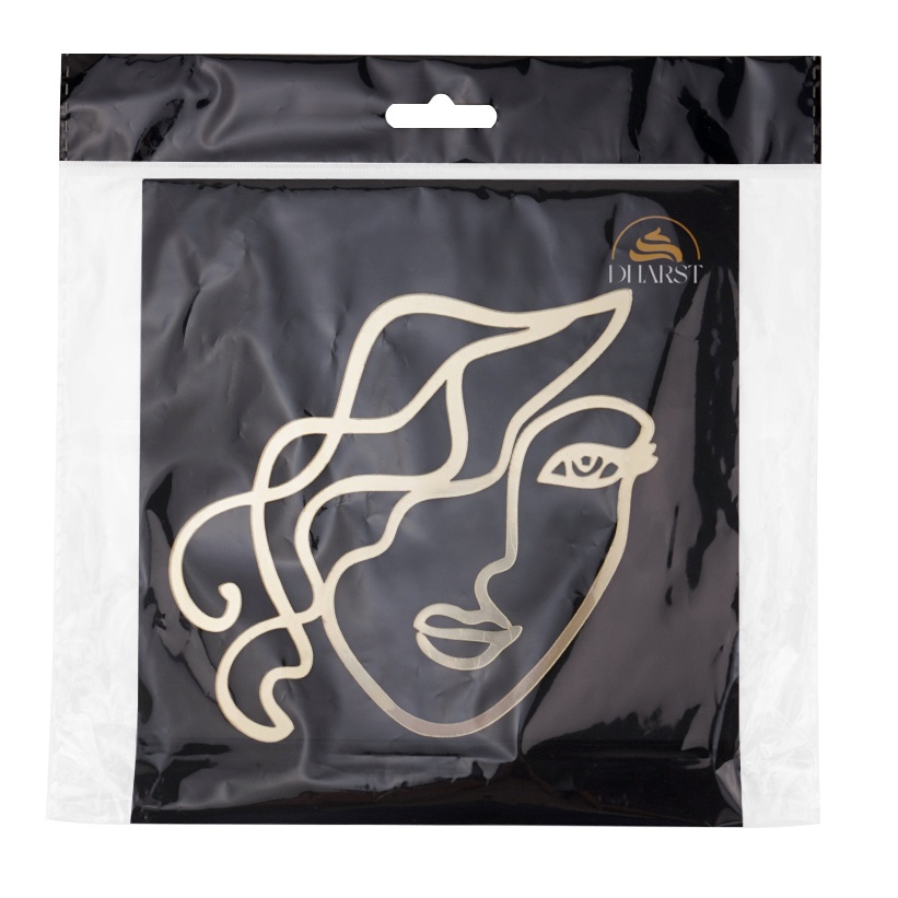 Cake Topper Woman Face I – 12,5 x 13,5 cm – Dharst – Cumpără online de pe
