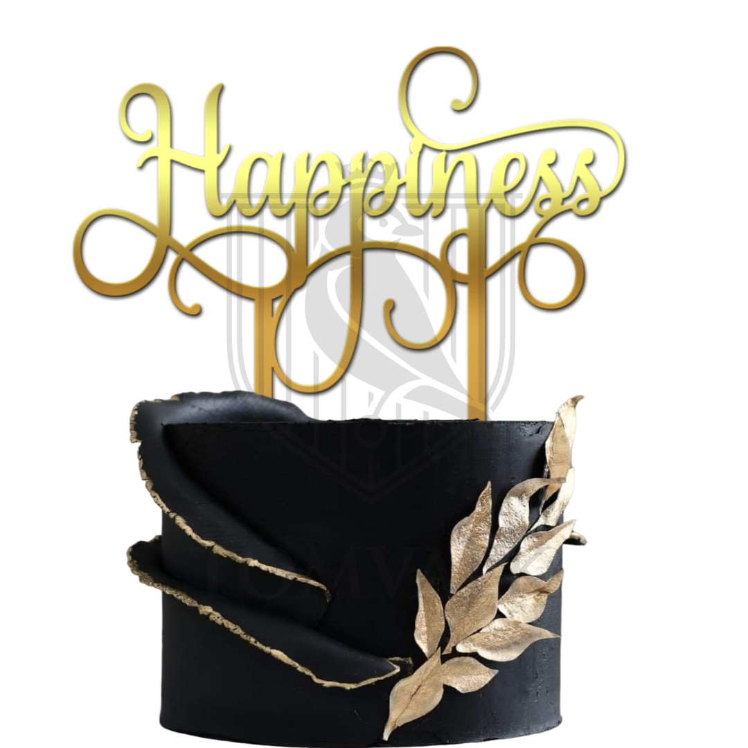 Topper pentru tort "Happiness"