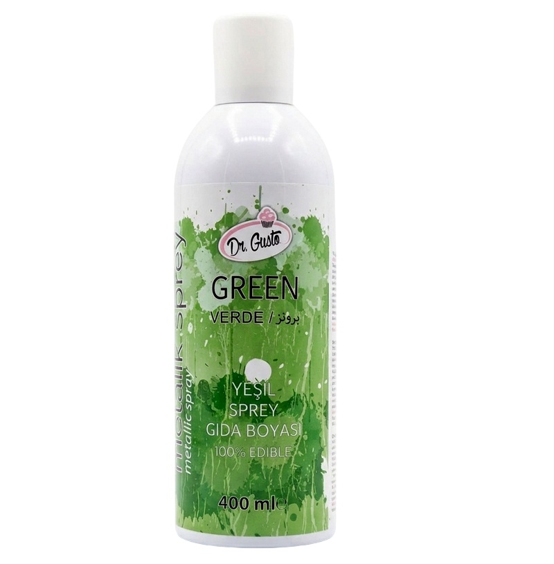Colorant Spray Verde Metalic - 400 ml - Dr Gusto – Cumpără online de pe