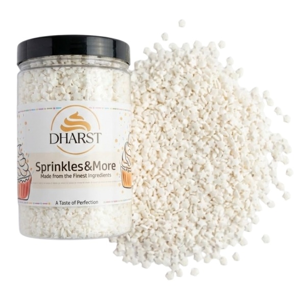 Sprinkles stelute Albe - 800 gr - Dharst – Cumpără online de pe