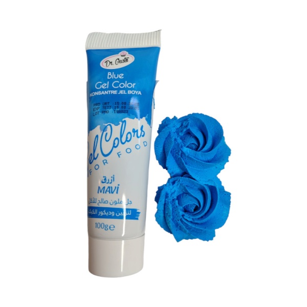 Colorant alimentar gel Dr.Gusto - ALBASTRU - 100g
