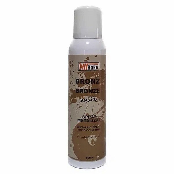 Colorant Spray Bronz Metalic - 150 ml - MyBake – Cumpără online de pe