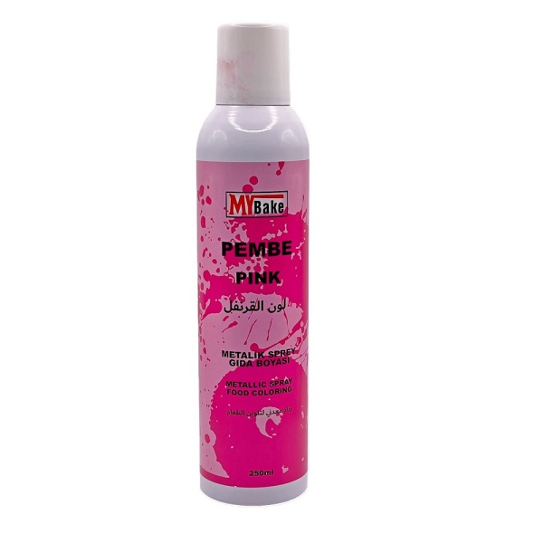 Colorant Spray Roz Metalic - 250 ml - MyBake