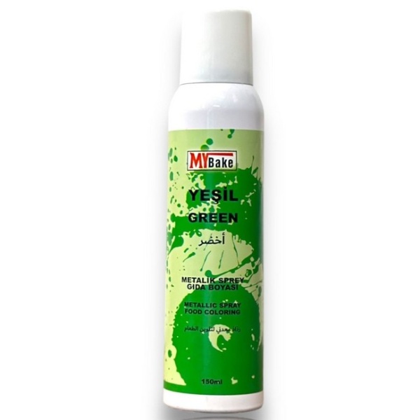 Colorant Spray Verde Metalic - 150 ml - MyBake