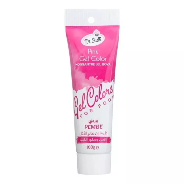 Colorant alimentar gel Dr.Gusto - ROZ - 100g – Cumpără online de pe