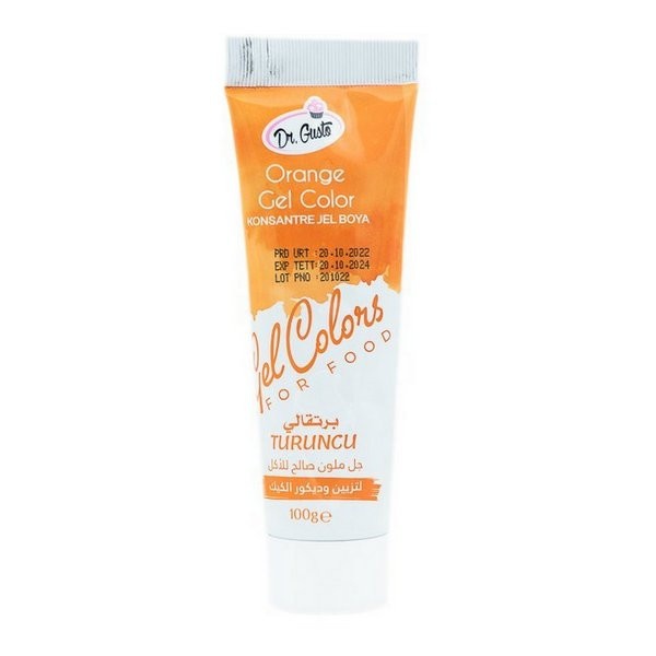 Colorant alimentar gel Dr.Gusto - PORTOCALIU - 100g