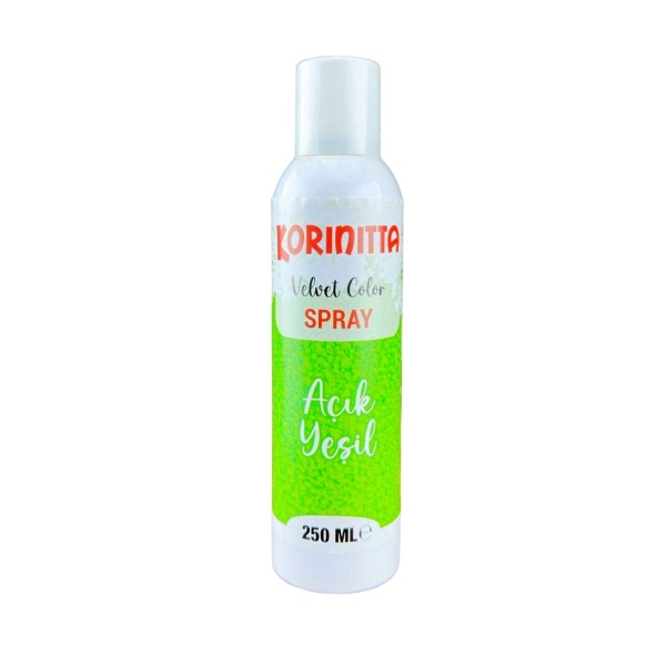 Colorant Spray Verde Deschis- Catifea/Velvet - 250 ml - Korinitta