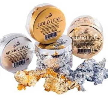 Foite de Argint Necomestibila Silver Leaf - 16x16 cm - 8 buc. - Dr ...