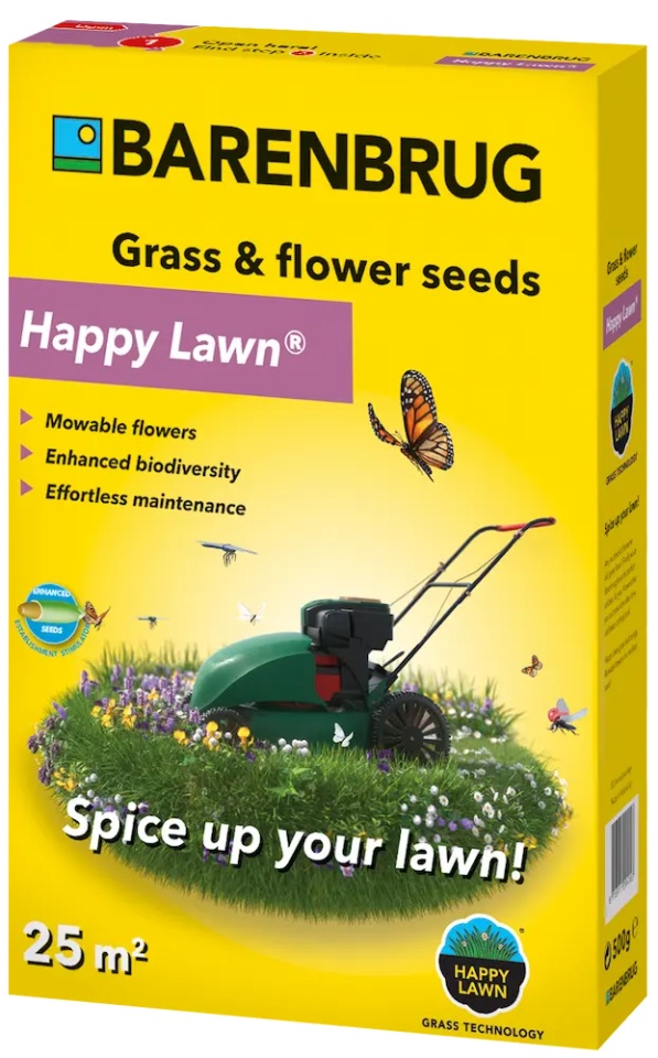 Barenbrug Happy lawn - obloženo seme trave 0,5 kg