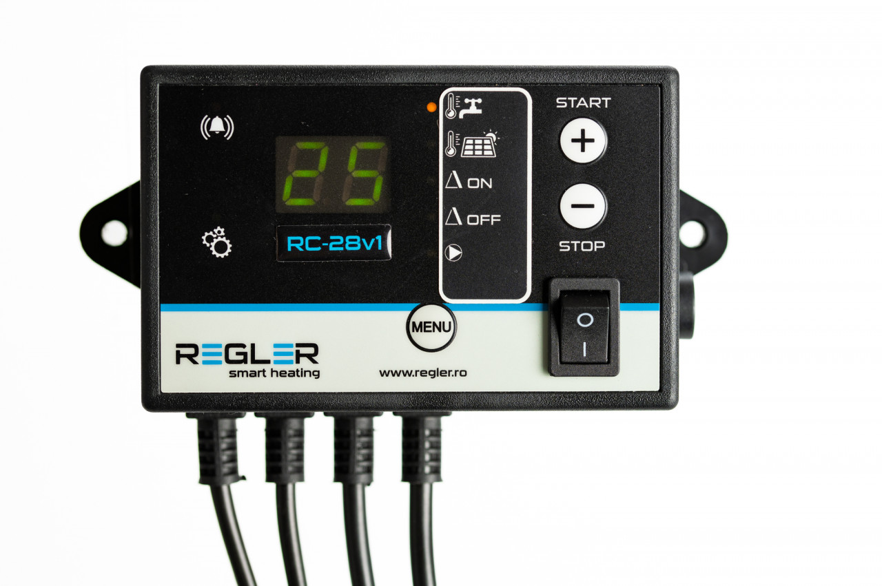 Controler panouri solare presurizate REGLER RC 28v1 (cu 2 senzori ...