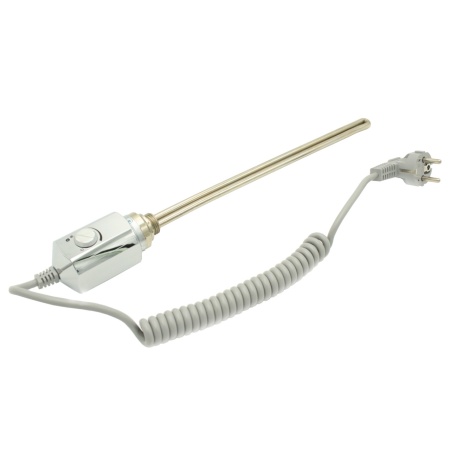 Rezistenta electrica radiator cu termostat -900W / DN15 (1/2") crom