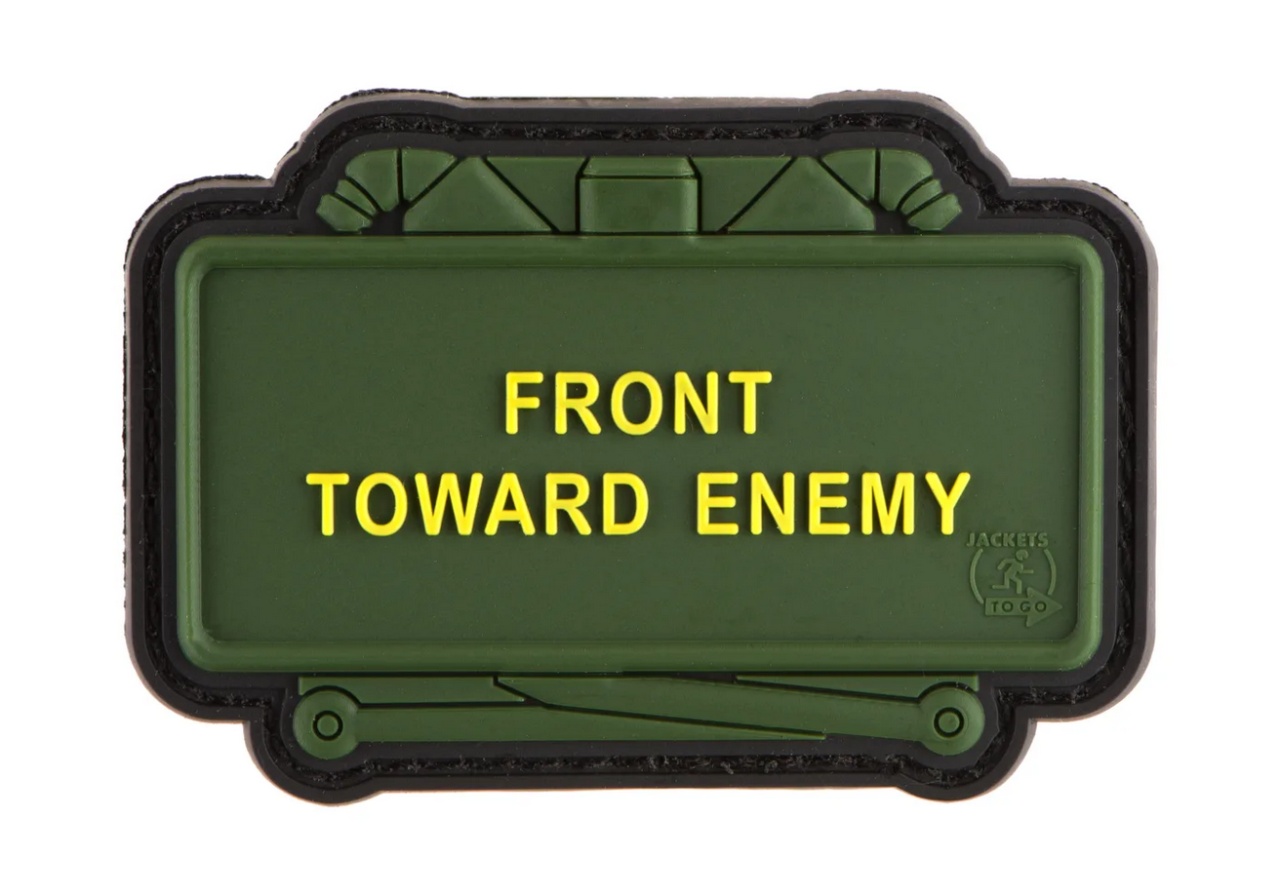 JTG Claymore Mine Rubber Patch - Front Toward Enemy