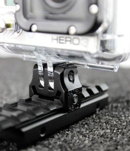 Picatinny Mount for Action Camera - black [Inception Designs]