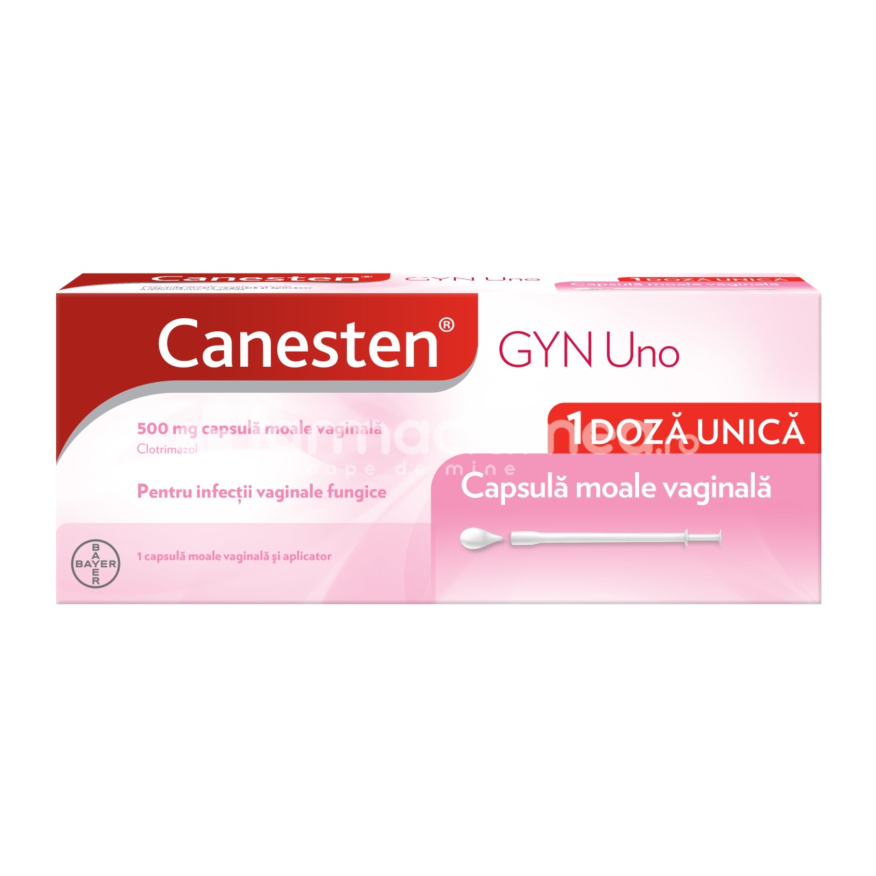 Canesten Gyn UNO 500mg x 1cps moi vag Bayer