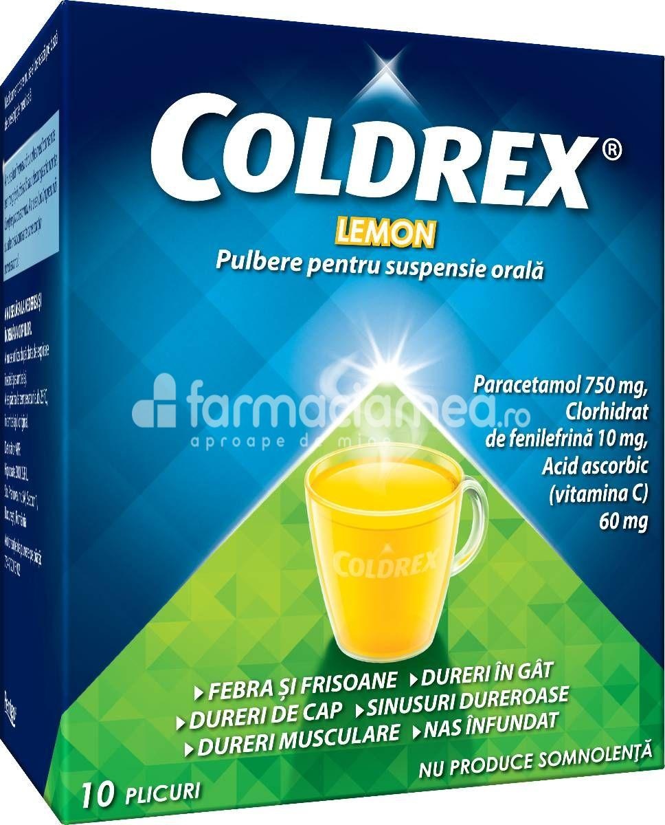 Coldrex Lemon pulb susp orala x 10plic Perrigo