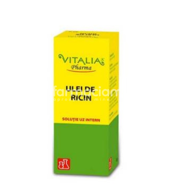Ulei de ricin, laxativ in constipatia acuta, 20g, Vitalia Pharma