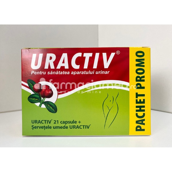 Uractiv x 21cps+Serv Umede Cadou Terapia