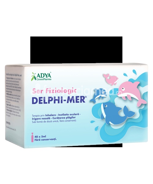 Delphi Mer Ser Fiziologic 5ml x 40unidz Adya Green