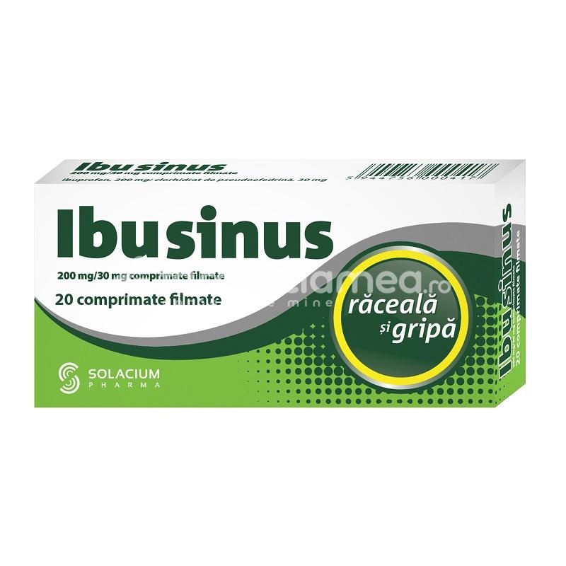 Ibusinus 200mg/30mg x 20cpr Solacium