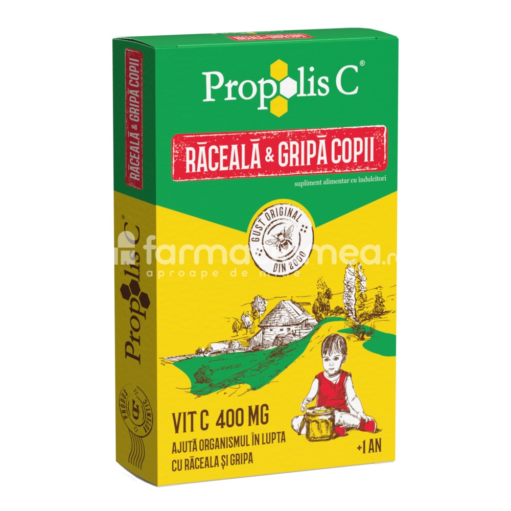 Propolis C Raceala si Gripa Copii x 8plic Fiterman