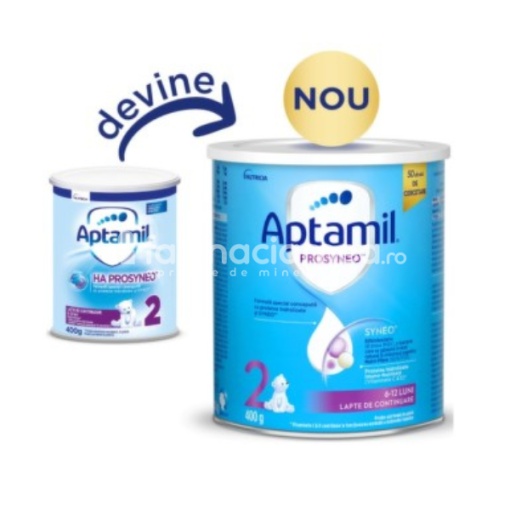 Aptamil HA Prosyneo 2 lapte praf, de la 6 luni, 400 g
