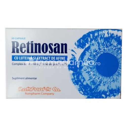 Retinosan, 30 capsule gelatinoase, Rompharm