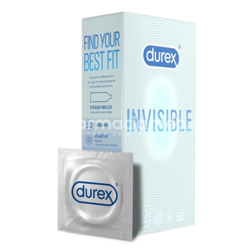 Durex Invisible Extra Sensitive x 10buc