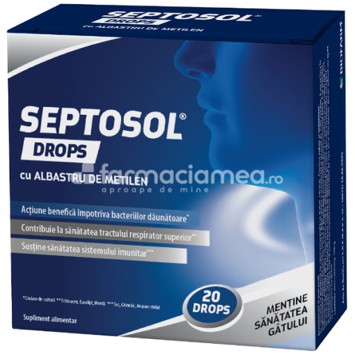 Septosol Drops Albastru de Metilen x 20drops Biofarm