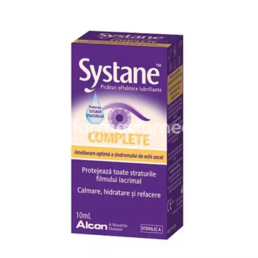 Systane Complete Picaturi oftalmice lubrifiante 10 ml, Alcon