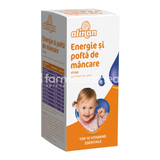 Alinan Energie si Pofta de Mancare Sirop 150ml Fiterman
