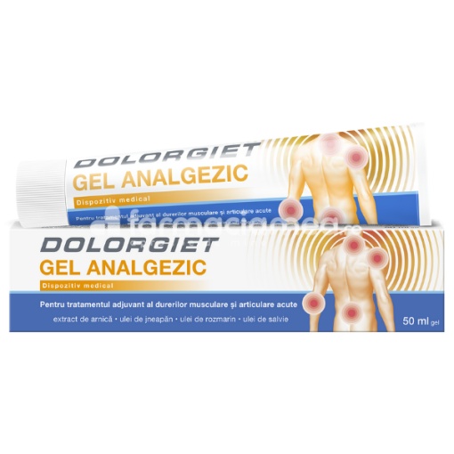 Dolorgiet gel, calmeaza durerile musculare si articulare, 50ml, Zdrovit