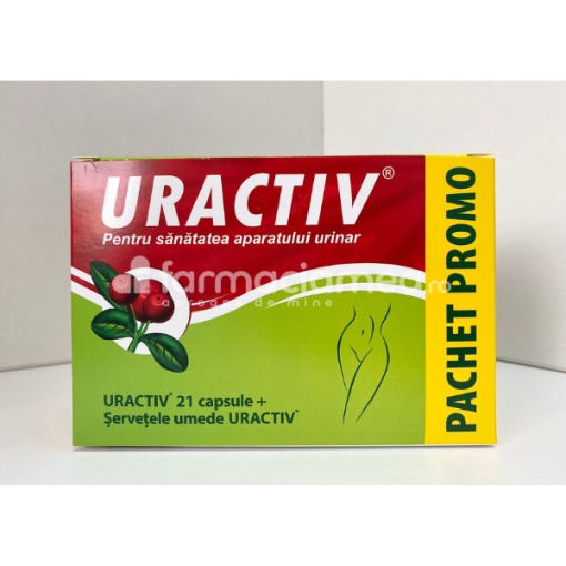 Uractiv x 21cps+Serv Umede Cadou Terapia