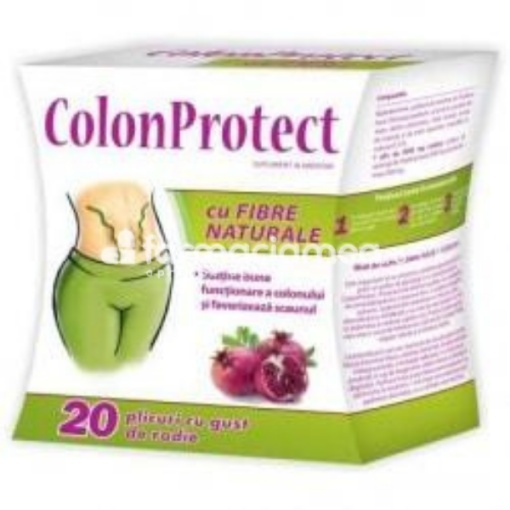 Colon Protect ajuta la reglarea tranzitului intestinal, 20 plicuri, Zdrovit
